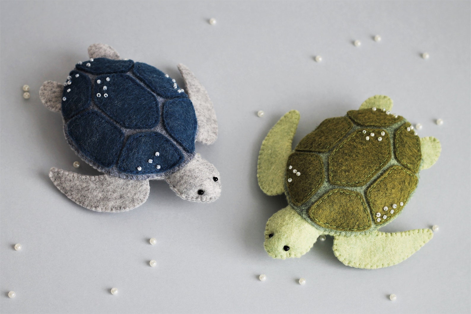 Felt Sea Turtle Sewing Pattern, Felt Ornament, Ocean Pattern, SVG PDF ...