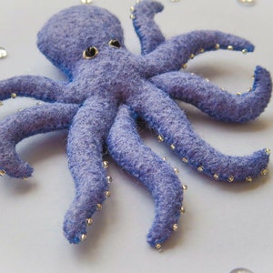 Felt Octopus, Sewing Pattern PDF SVG, Sea Creatures, Felt Animals ...