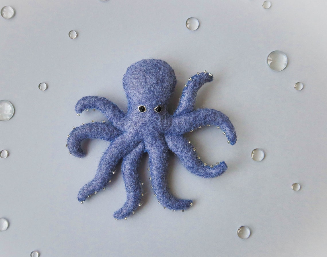 Felt Octopus Sewing Pattern PDF SVG Sea Creatures Felt - Etsy Canada