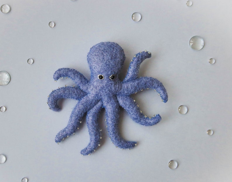 Felt Octopus Sewing Pattern PDF SVG Sea Creatures Felt - Etsy Canada