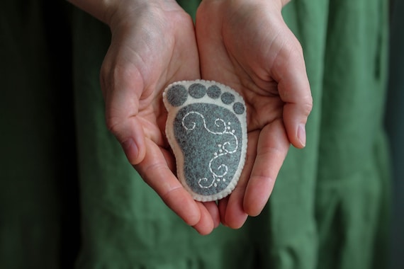 Human Footprint Sewing Pattern PDF SVG Felt Pattern Baby - Etsy