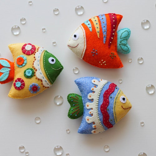Seaweed Felt PDF Sewing Pattern Sea Life Ornaments Baby Mobile - Etsy