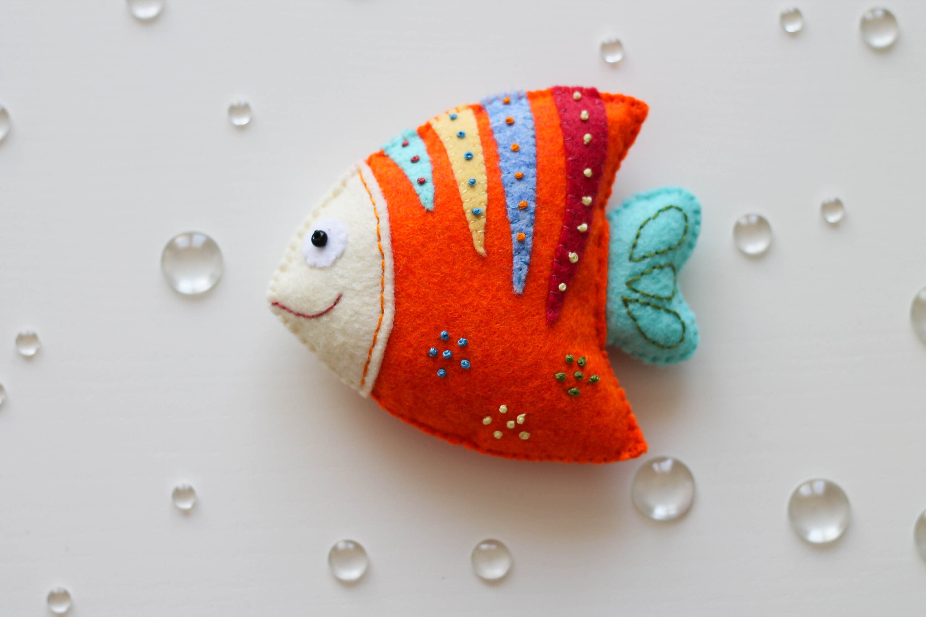 Felt Fishes Sewing Pattern Felt Pattern PDF SVG Baby Mobile - Etsy