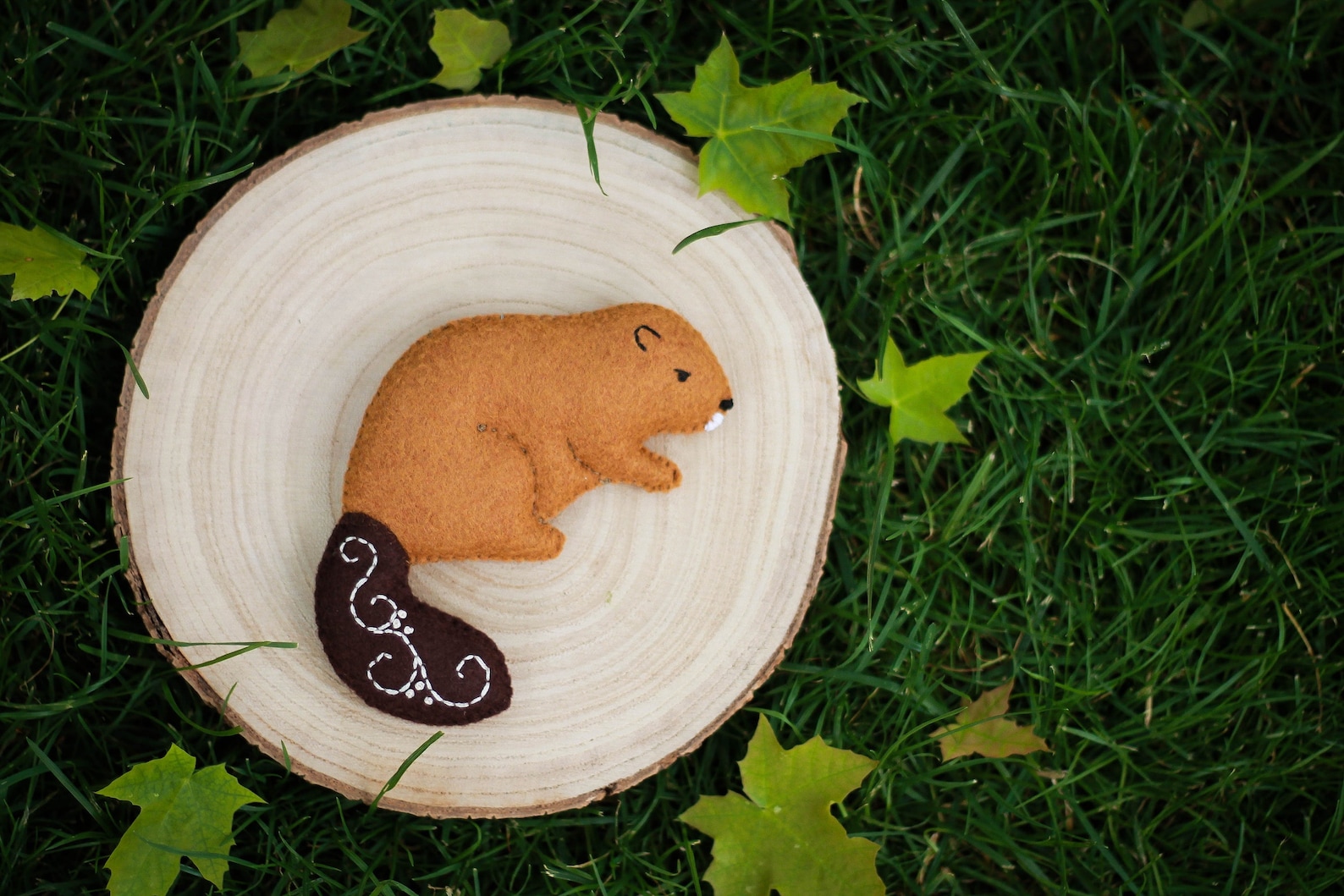 Beaver Sewing Pattern Felt Animal PDF SVG Pattern Woodland - Etsy