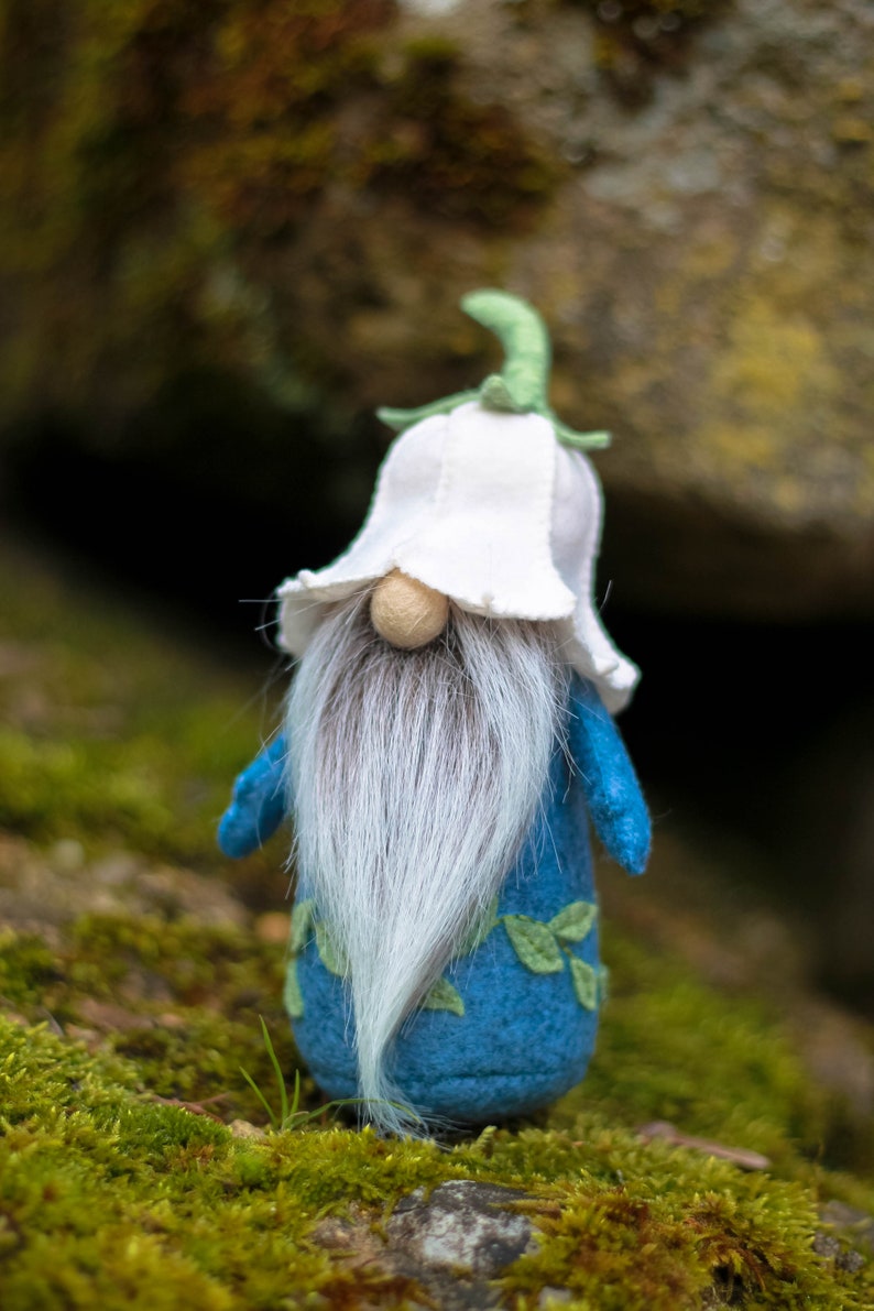 Spring Gnome Sewing Pattern Felt Flower Felt Ornaments Felt - Etsy