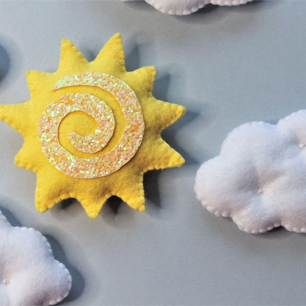 Felt Sun - Etsy