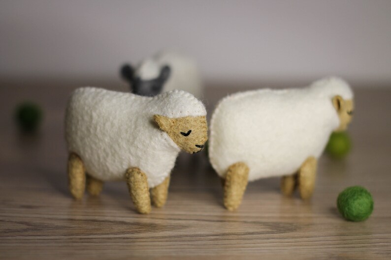 Felt Sheep Sewing Pattern Lamb SVG PDF Felt Pattern Animals - Etsy