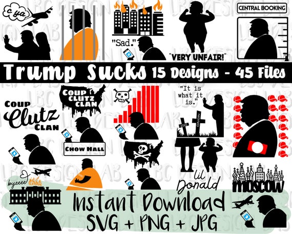 15 Anti Trump SVG Bundle 2021 Dark Humor Svgs Funny Svgs | Etsy