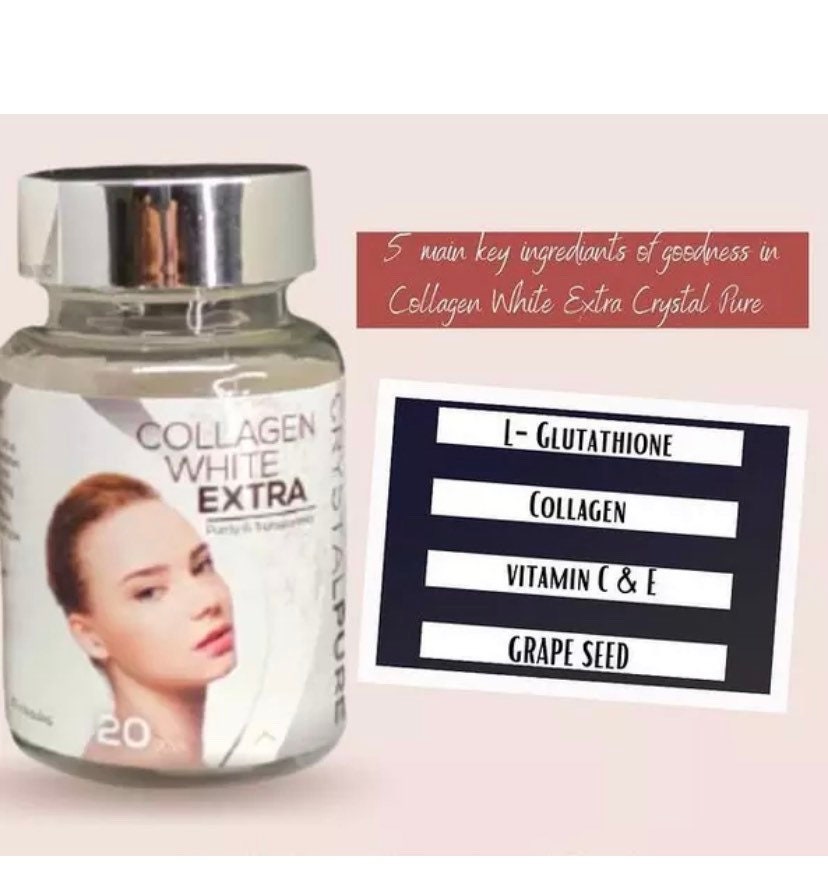 FAST RESULTS Collagen Extra White Pure Crystal | Etsy