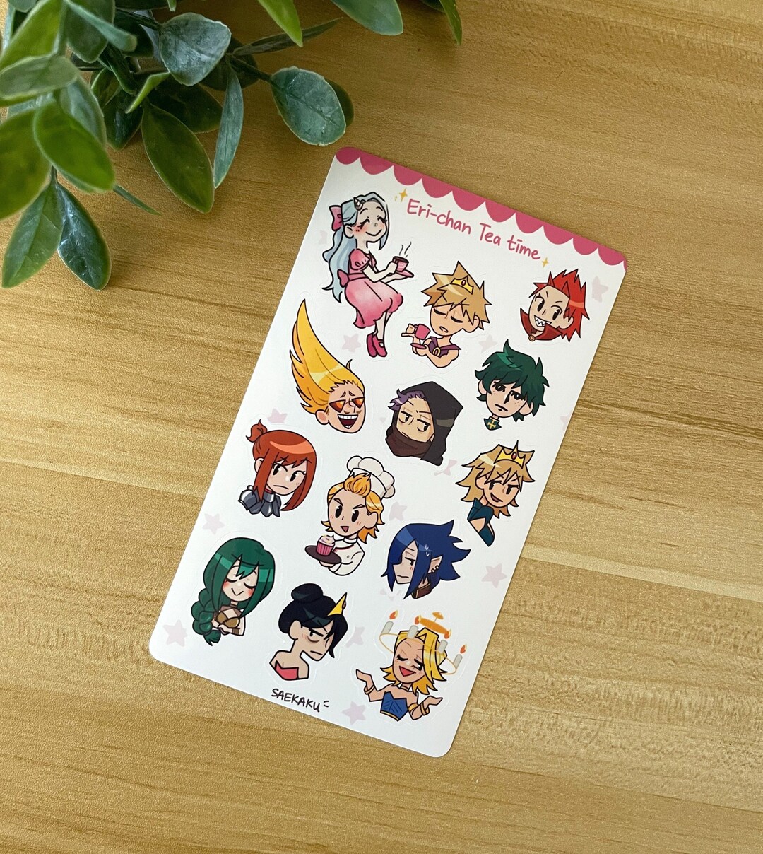 Eri-chan Tea Time - Vinyl Sticker Sheet - Etsy