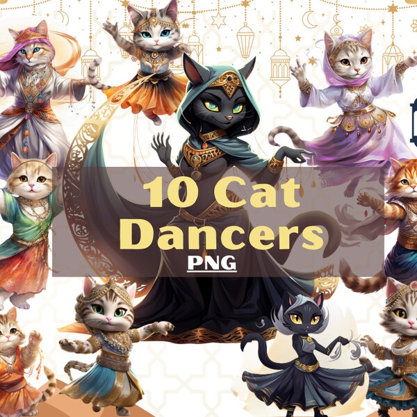 Cats Dancing - Etsy