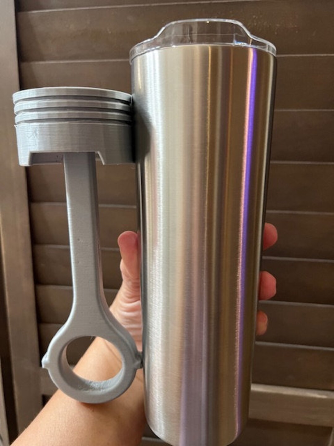 Piston Tumbler Handle,piston Cup Handle, 3d Printed Piston Tumbler ...