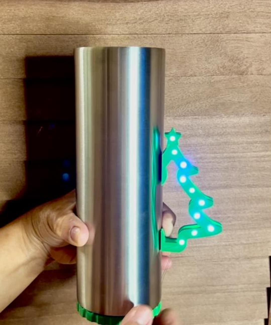 Light up Christmas Tree Tumbler Handle,christmas Tree Handle,christmas ...