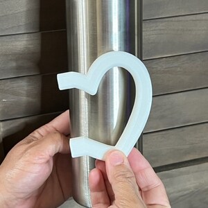 3D Printed Heart Handle - Heart Handle- Heart Cup Handle - Heart ...