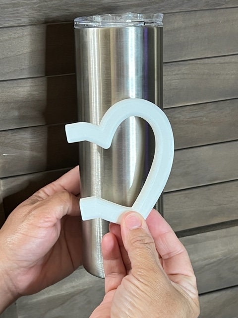 3D Printed Heart Handle - Heart Handle- Heart Cup Handle - Heart ...
