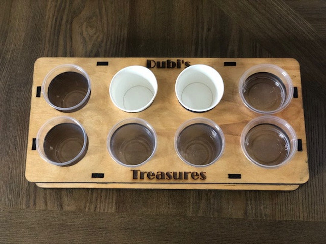 Laser Cut Mixing Cup Holder 2.5 oz - 3oz / 4oz Glitter Shaker Holder ...