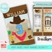 Personalized Cowboy Birthday Chip Bag: First Rodeo Printable, Western ...
