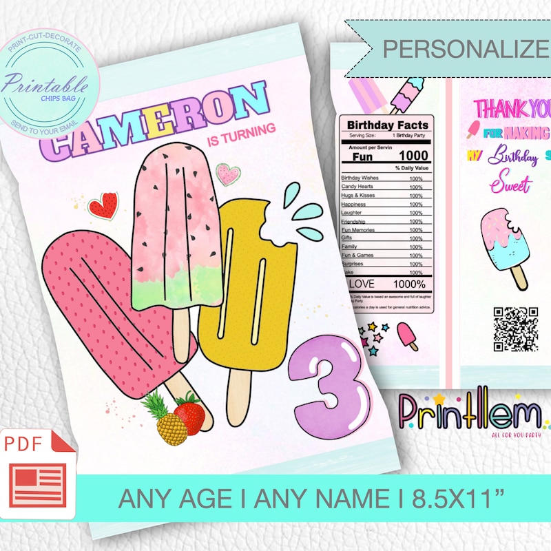 Popsicle Gift Tag - 60+ Gift Ideas for 2024