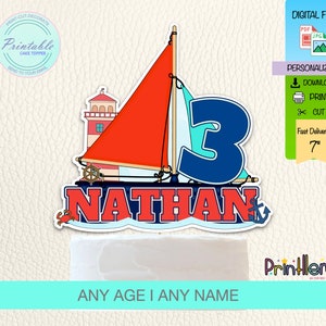 Nautical Cake Topper - Etsy UK