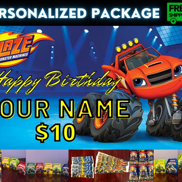 Monster Truck Chips Labels - Etsy