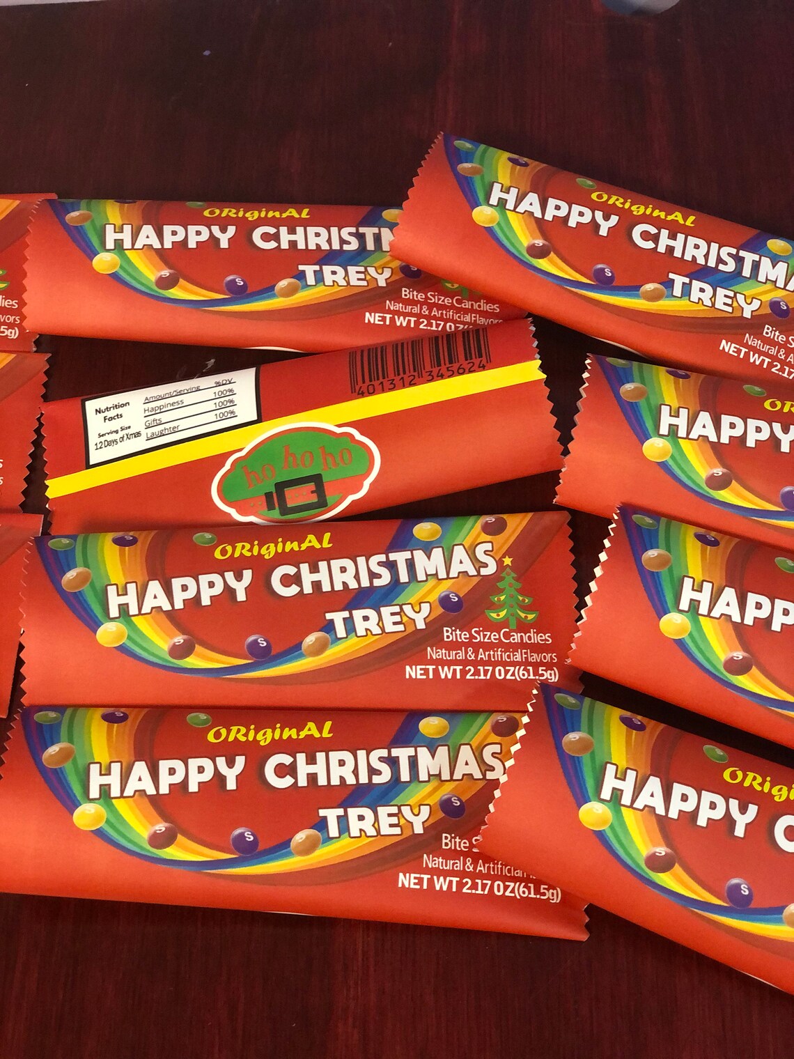 Skittles Wrapper Movie Candy Wrapper Personalized Candy - Etsy