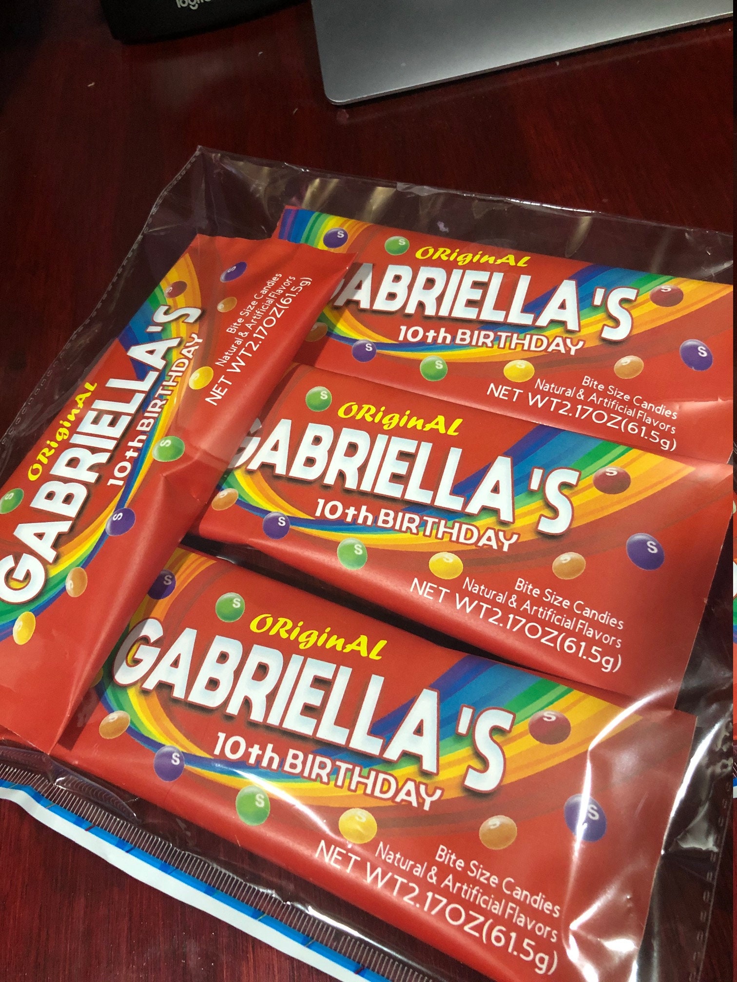 Skittles Wrapper Movie Candy Wrapper Personalized Candy - Etsy