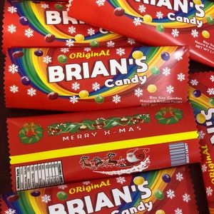 Skittles Wrapper Movie Candy Wrapper Personalized Candy - Etsy