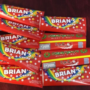 Skittles Wrapper Movie Candy Wrapper Personalized Candy - Etsy