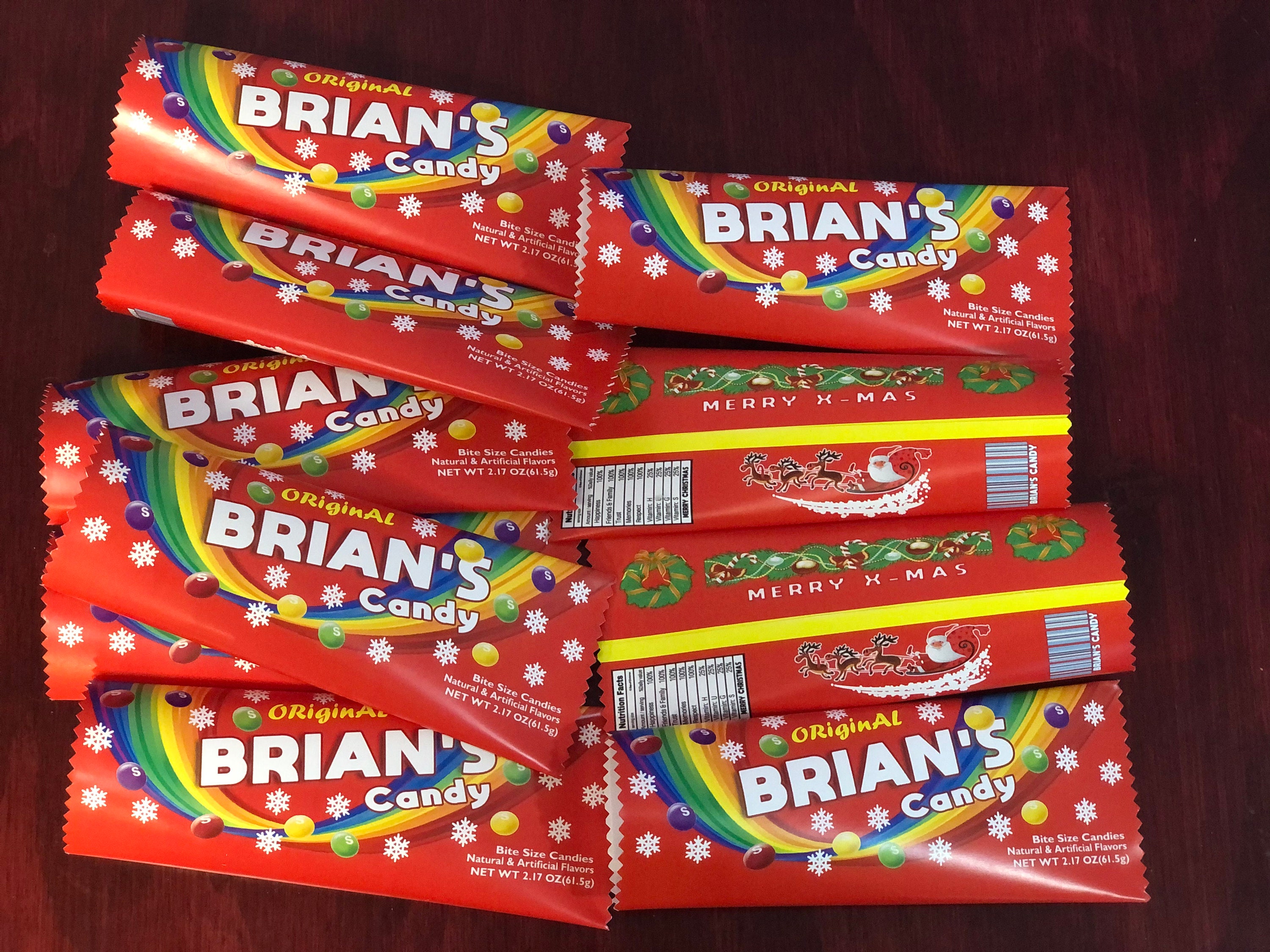 Skittles Wrapper Movie Candy Wrapper Personalized Candy - Etsy