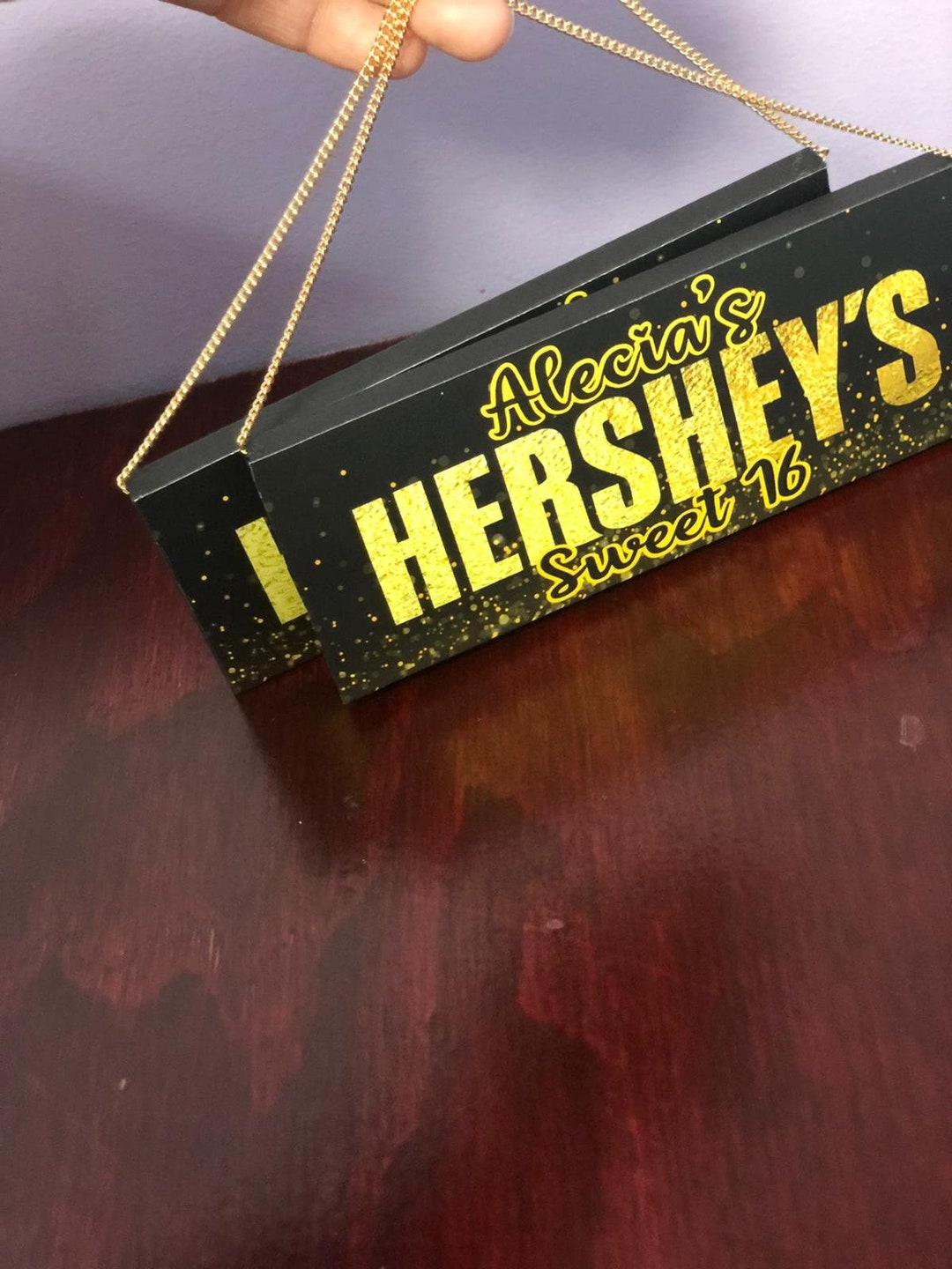 Hershey Bar Wrapper Purse Favor Box Personalized Candy Purse - Etsy