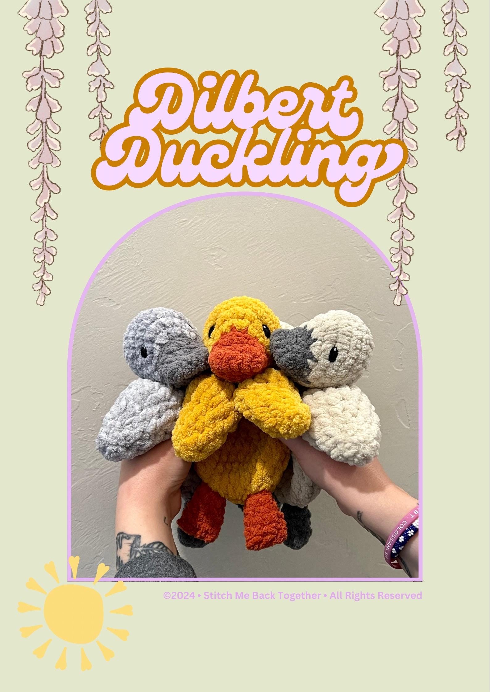 Dilbert Duckling PATTERN - Etsy