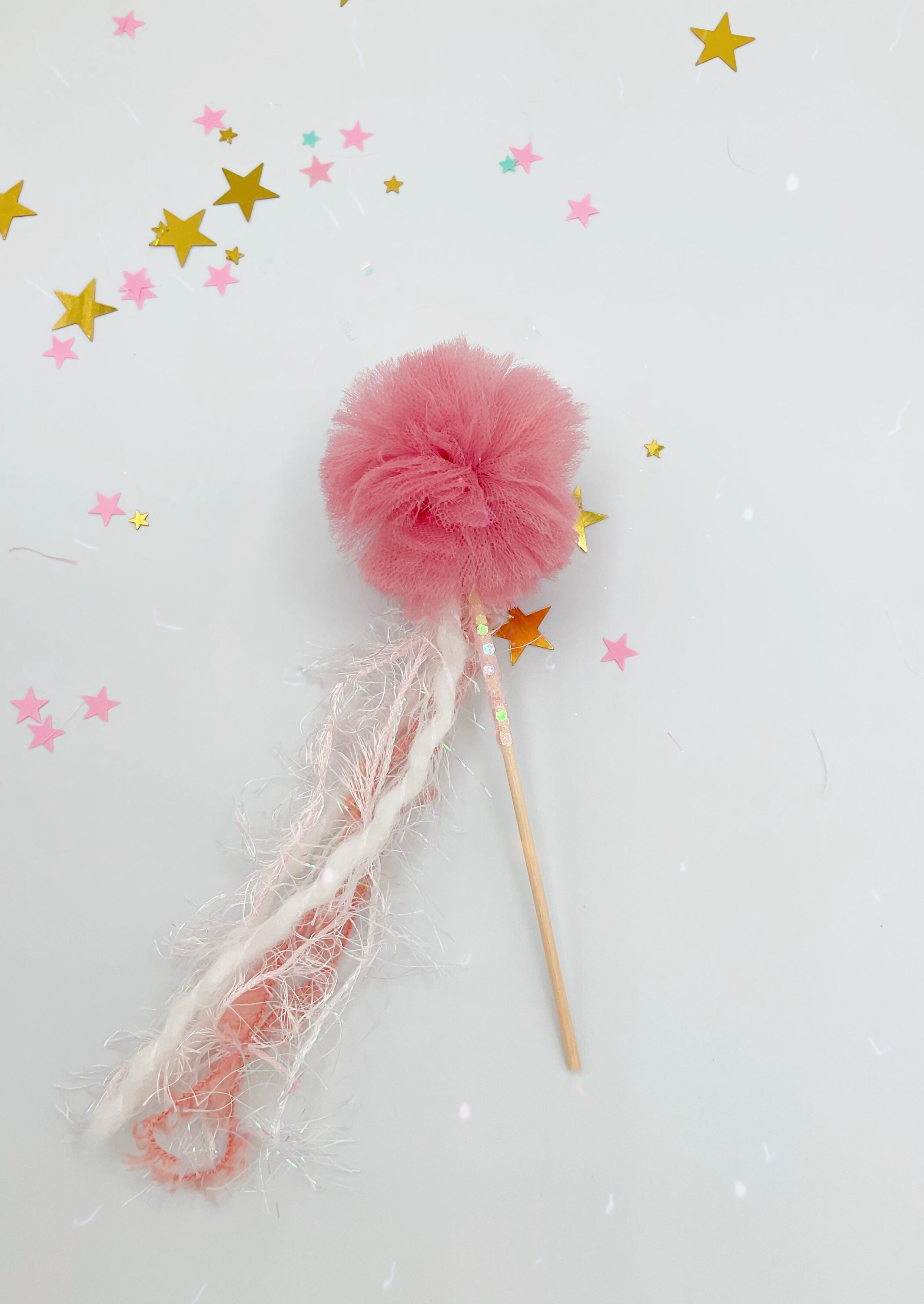 Strawberry lemonade mini wand for dolls fairy princess wand | Etsy