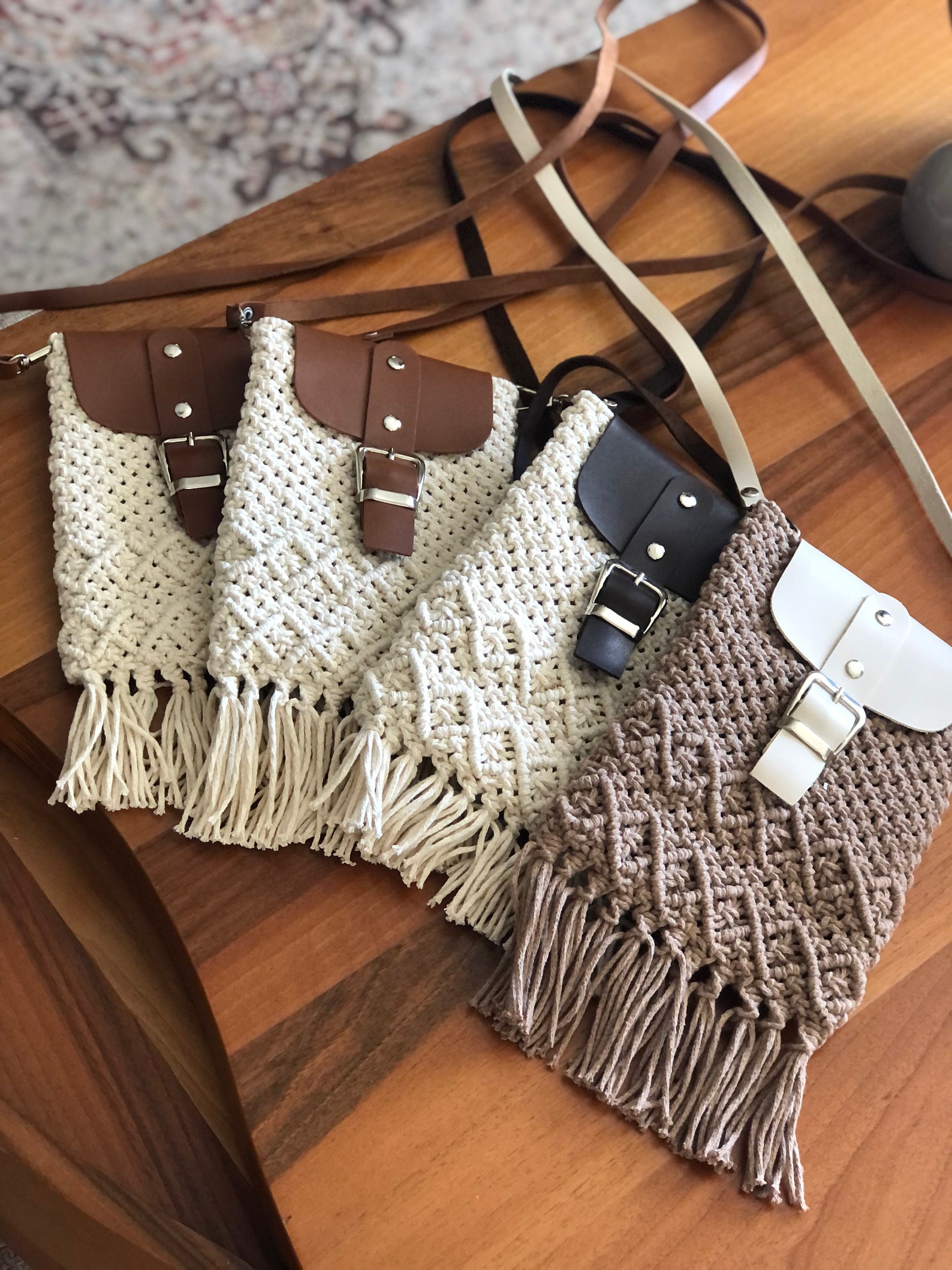 Macrame Phone Bag, Macrame Purse, Macrame Wallet, Phone Bag With ...