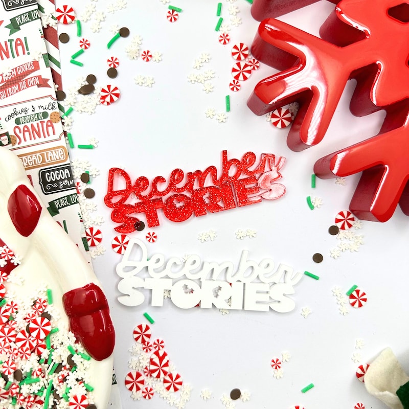 December Word Art - Etsy