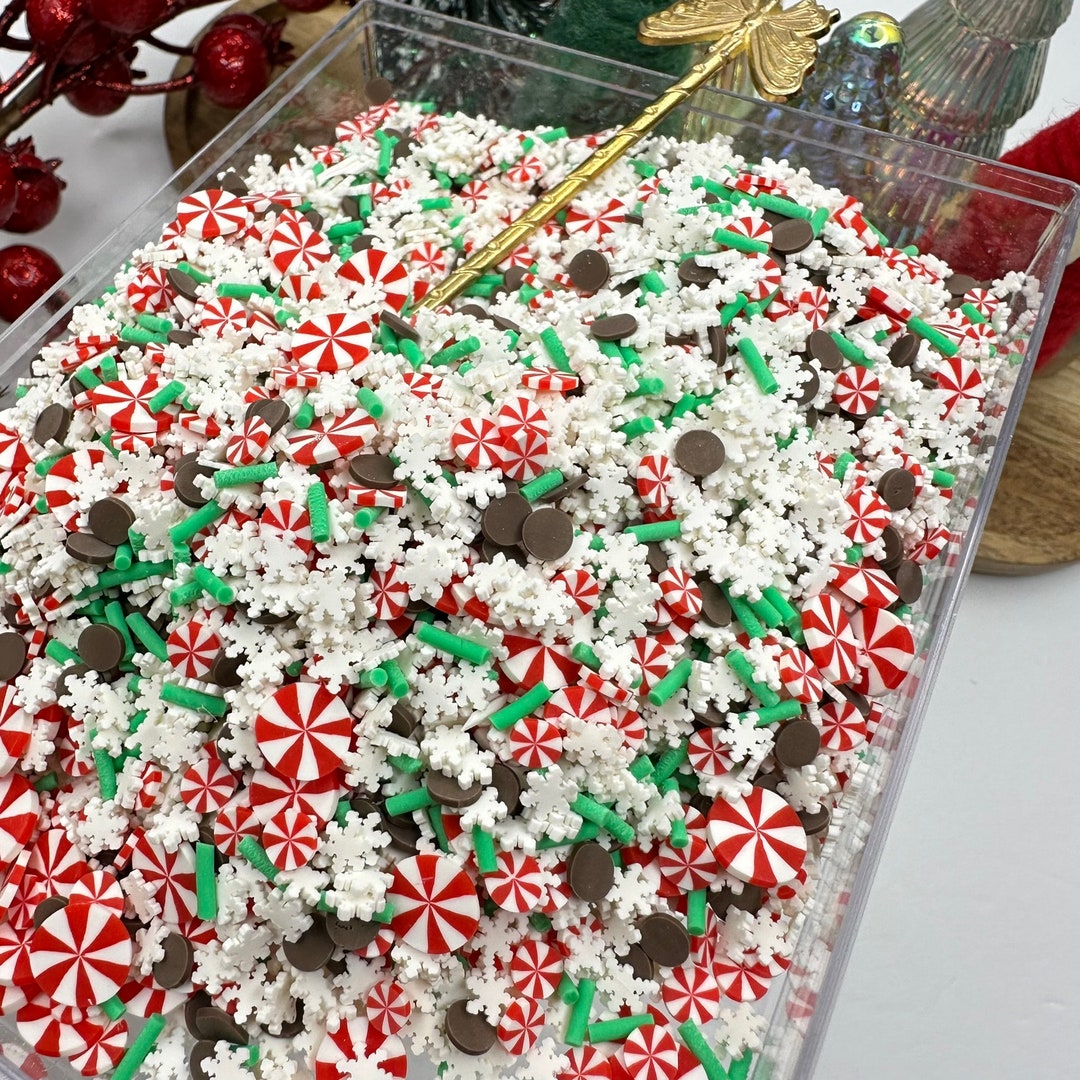 Christmas Cocoa Polymer Clay Sprinkles: Festive Arts & Crafts Confetti ...