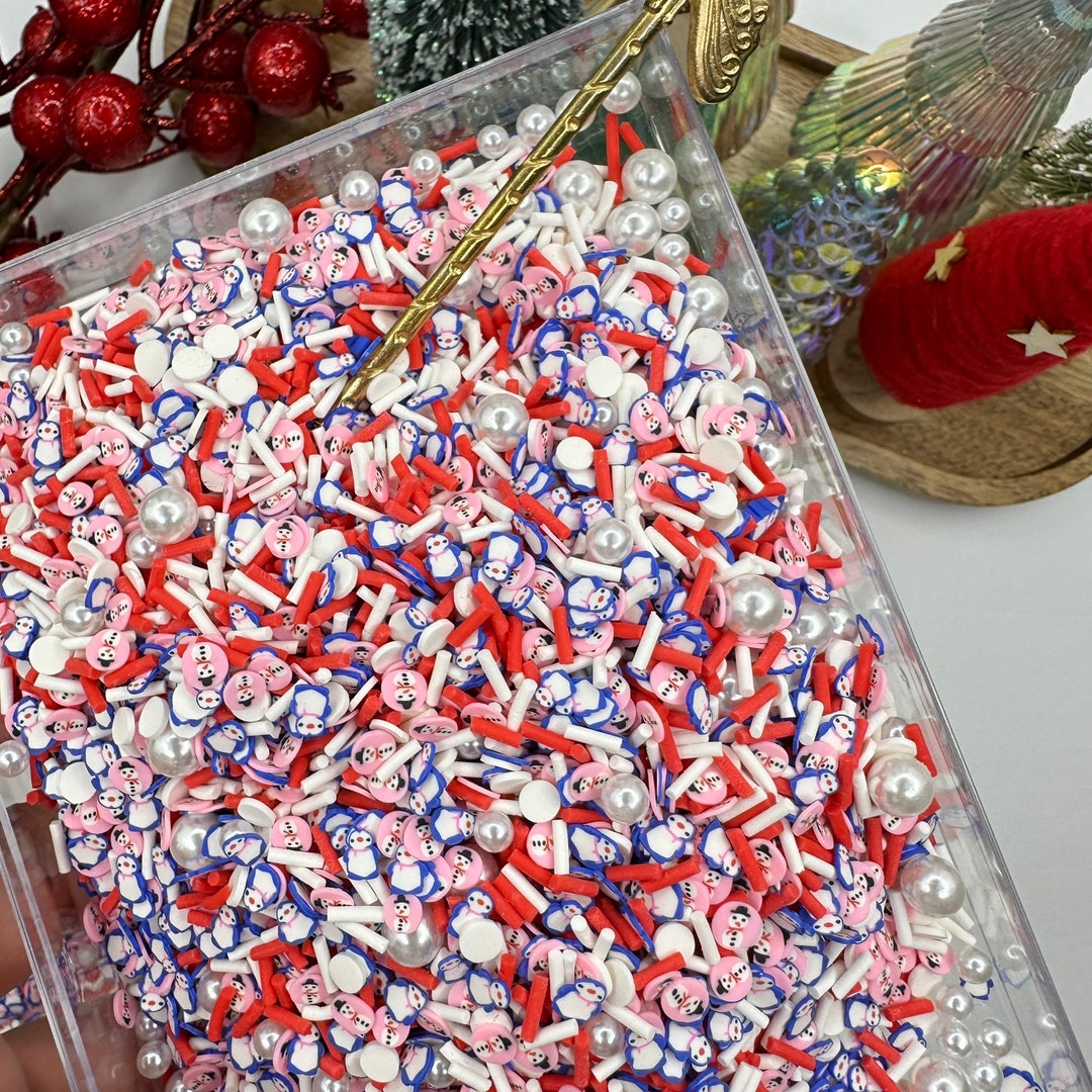 Winter POLYMER MIX | Clay Slices| Mixed Polymer Clay| Sprinkles| Arts ...