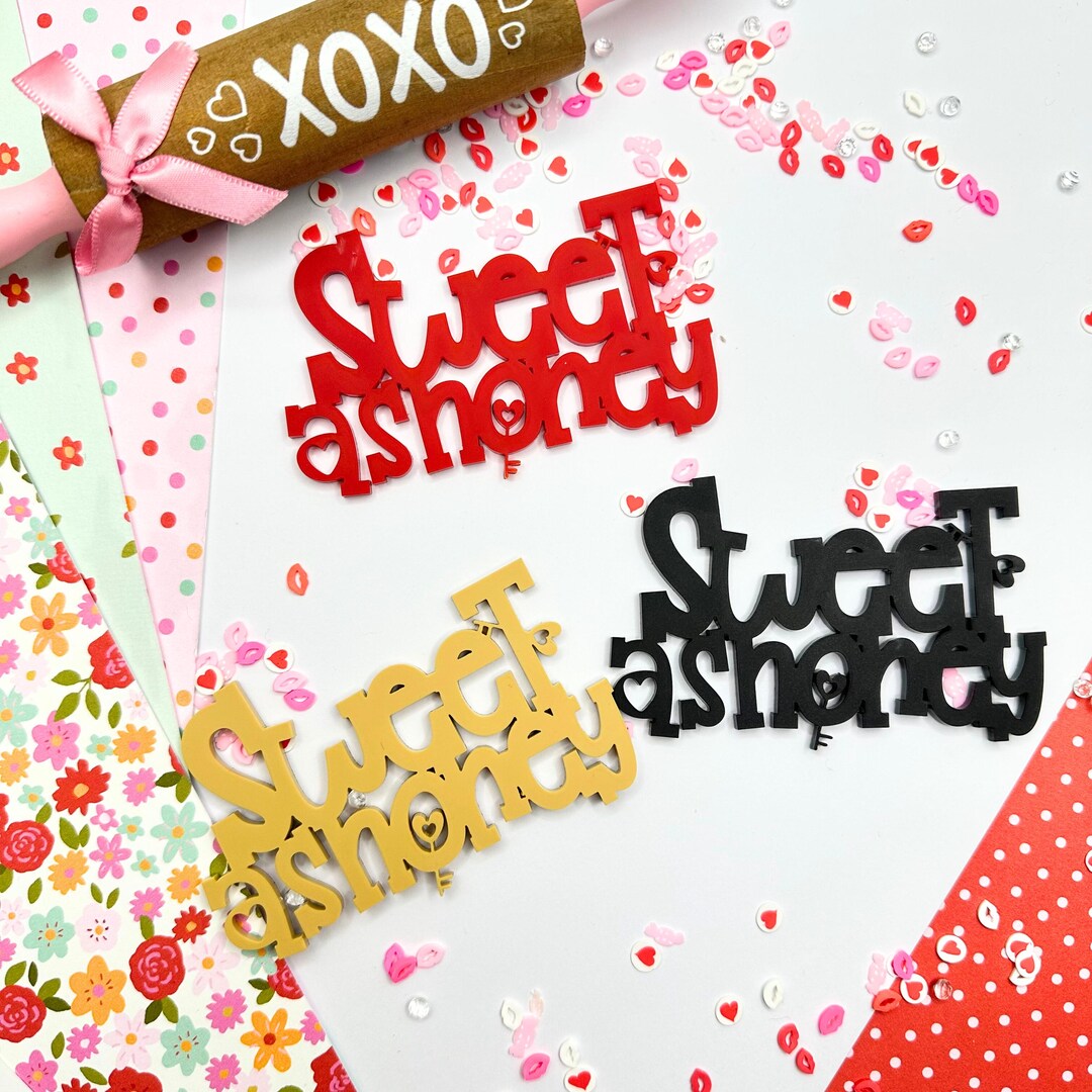 Sweet as Honey Embellishment | for Scrapbooking| Paper Crafting| Card ...