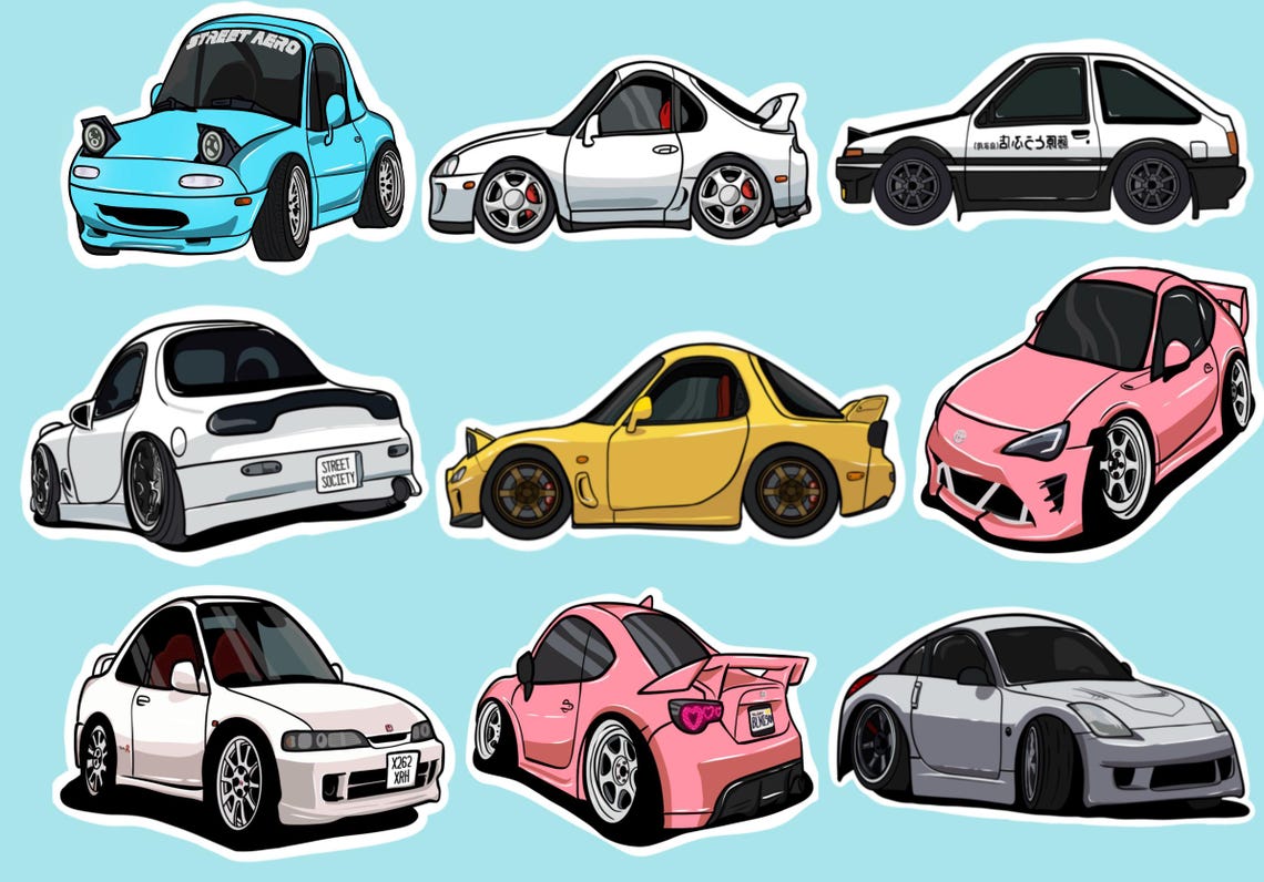 Personalized Custom Car Illustration, Car Portrait, Car Digital Drawing ...