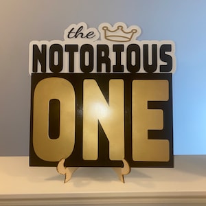 Notorious One Birthday, Notorious One Birthday Decor, Notorious One ...
