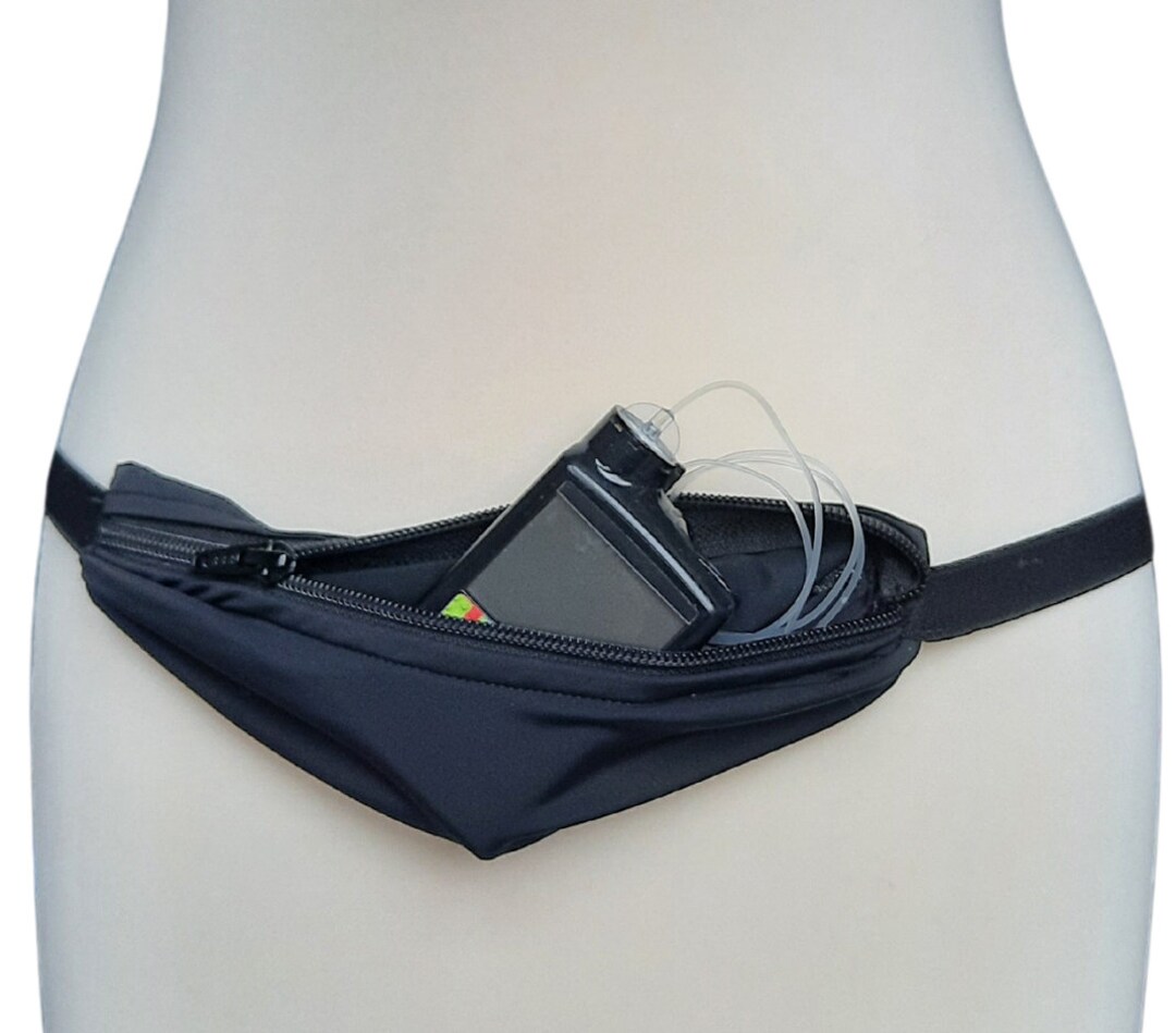 Comfort Insulin Pump Bag Black Stylish and Safe Storage for Your ...