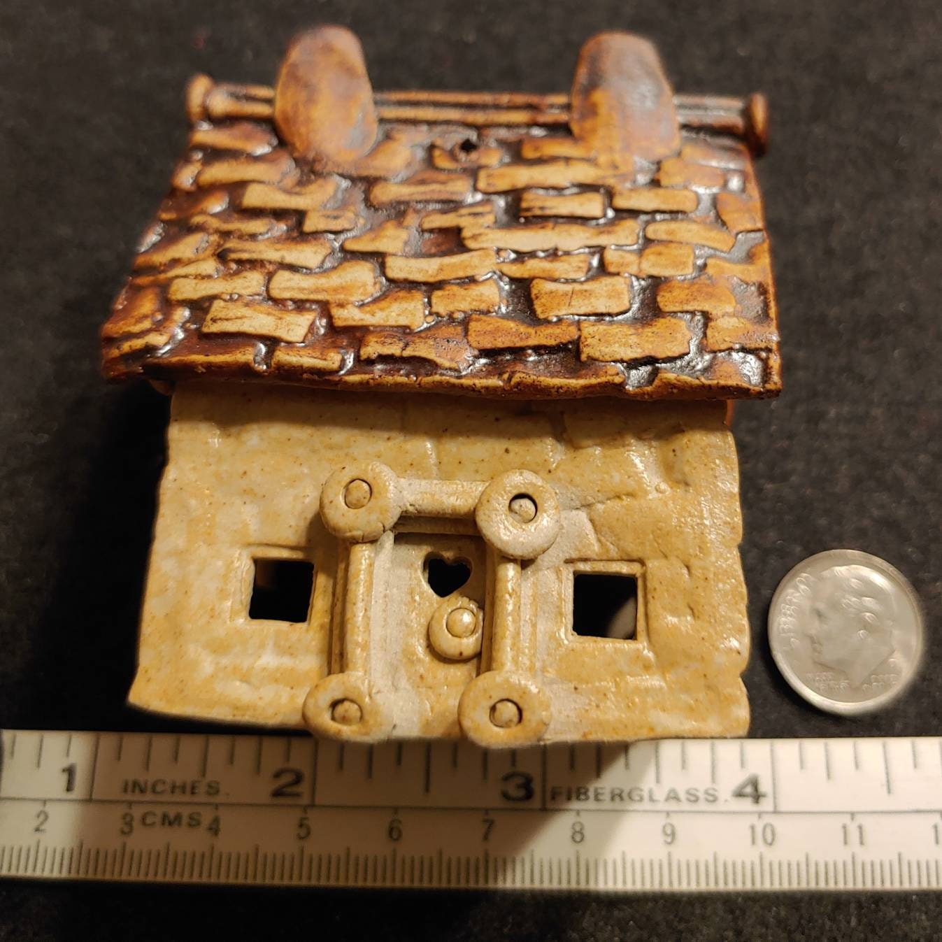 Windy Meadows Pottery Sculpture. Mini Clay House/cottage. - Etsy