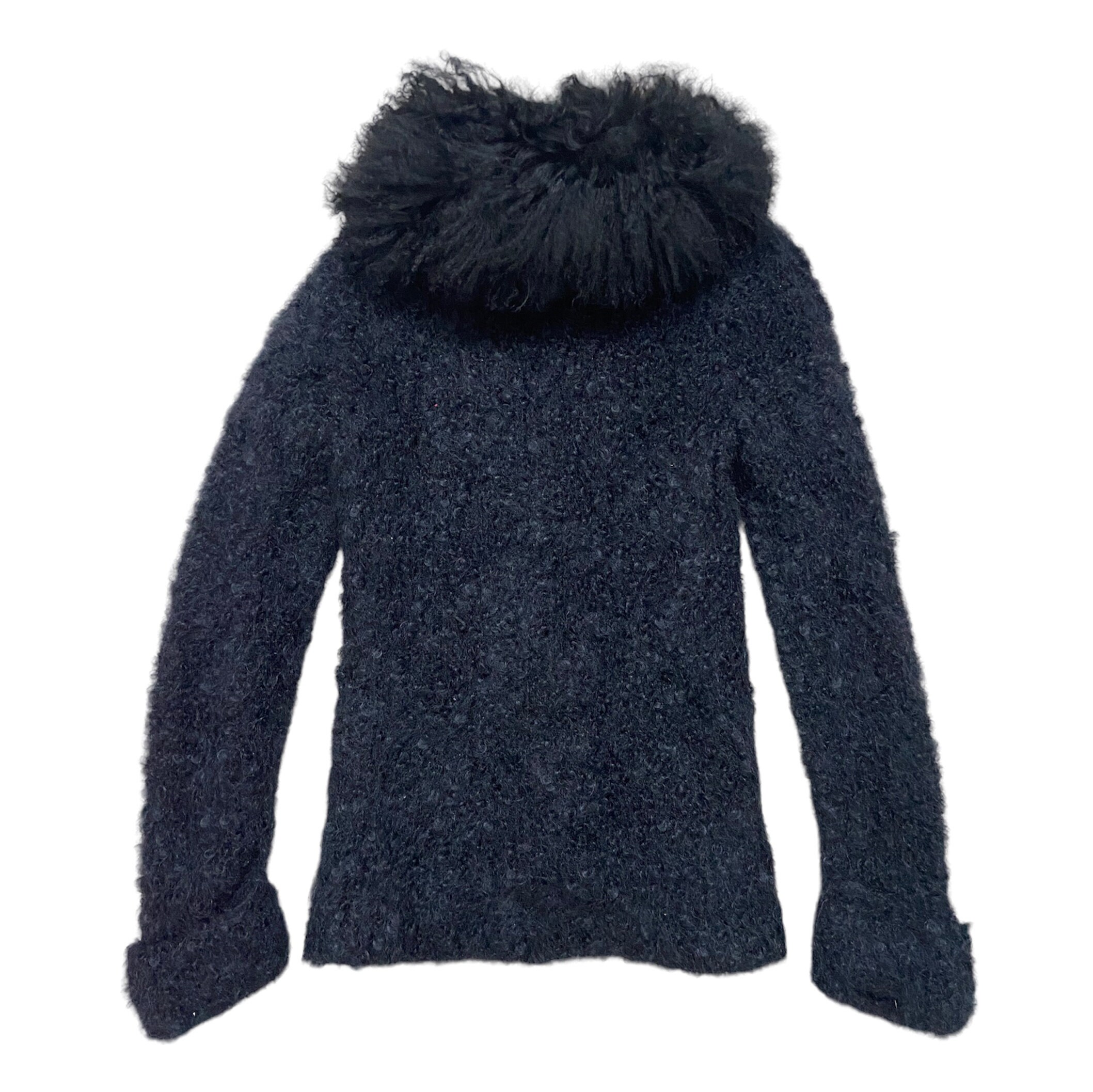 Mary Quant London Afro Fur Hoodie - Etsy