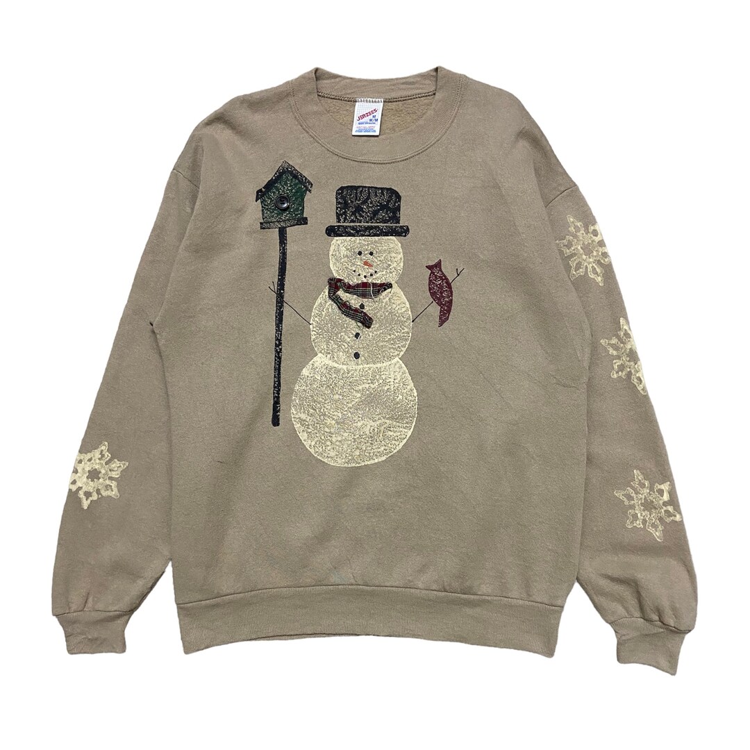 Vintage Snowman Christmas Holiday Sweatshirt - Etsy UK