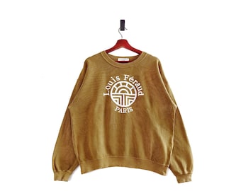 Vtg Rare 90s Louis Feraud Big Logo Pop Art Fashion Pullover - Etsy