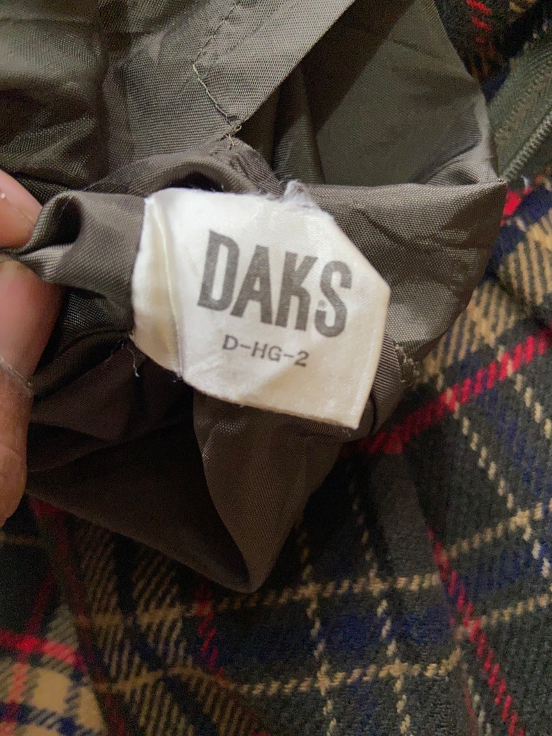 Vintage Daks London Checker Skirt - Etsy