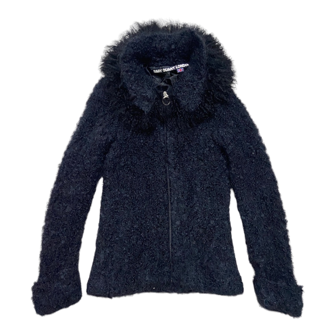 Mary Quant London Afro Fur Hoodie - Etsy