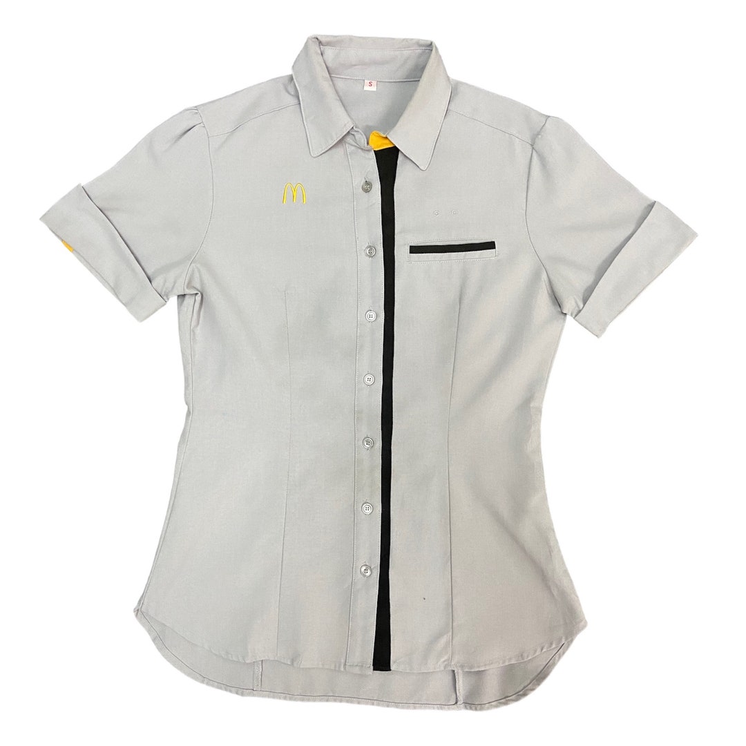 Mcdonald Uniform Button Ups Shirt - Etsy