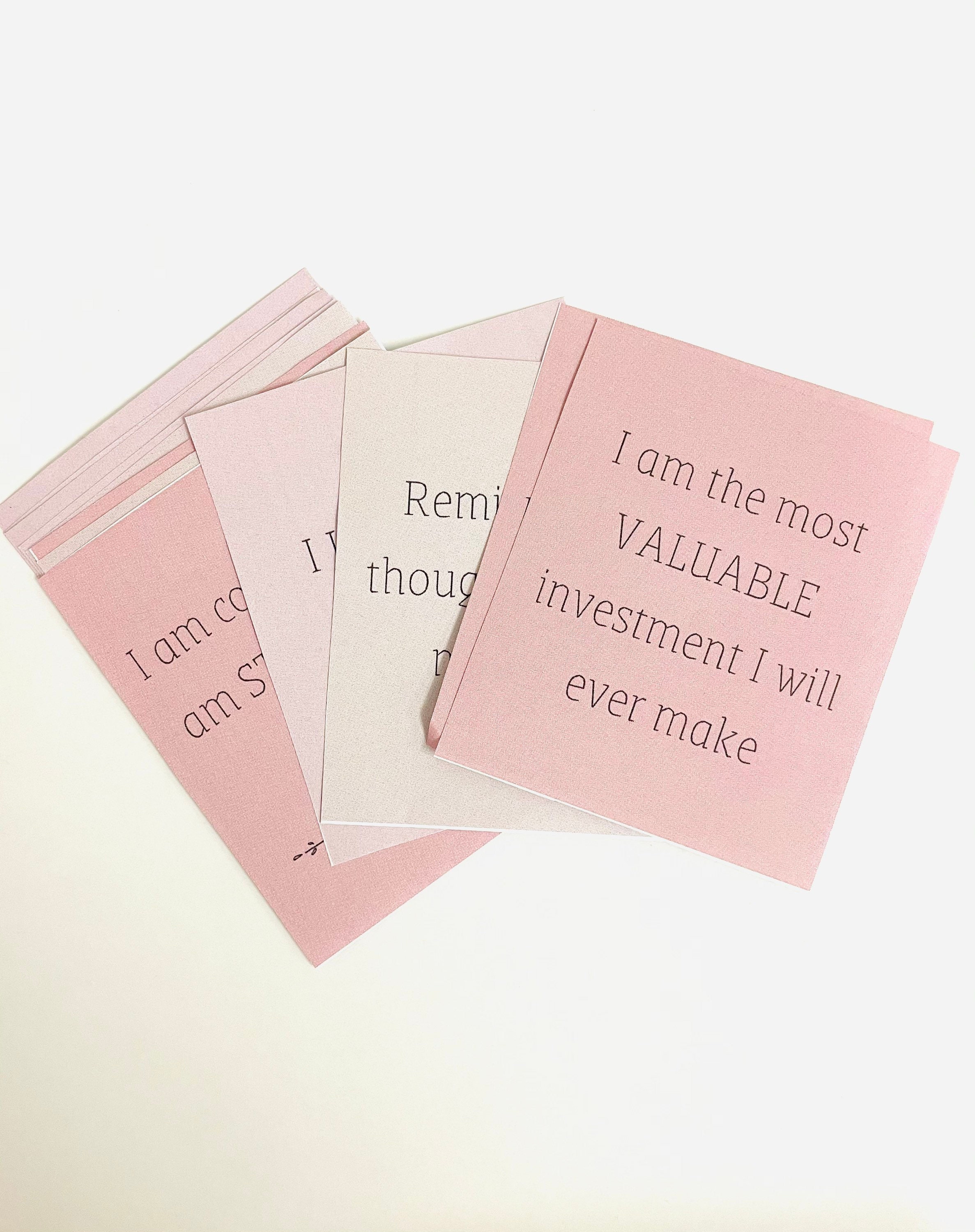 Positive Affirmation Cards Printable - Etsy