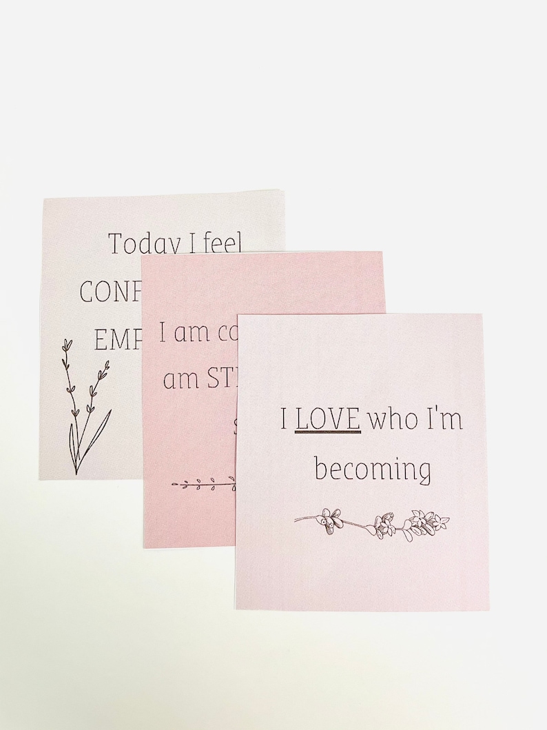 Positive Affirmation Cards Printable - Etsy