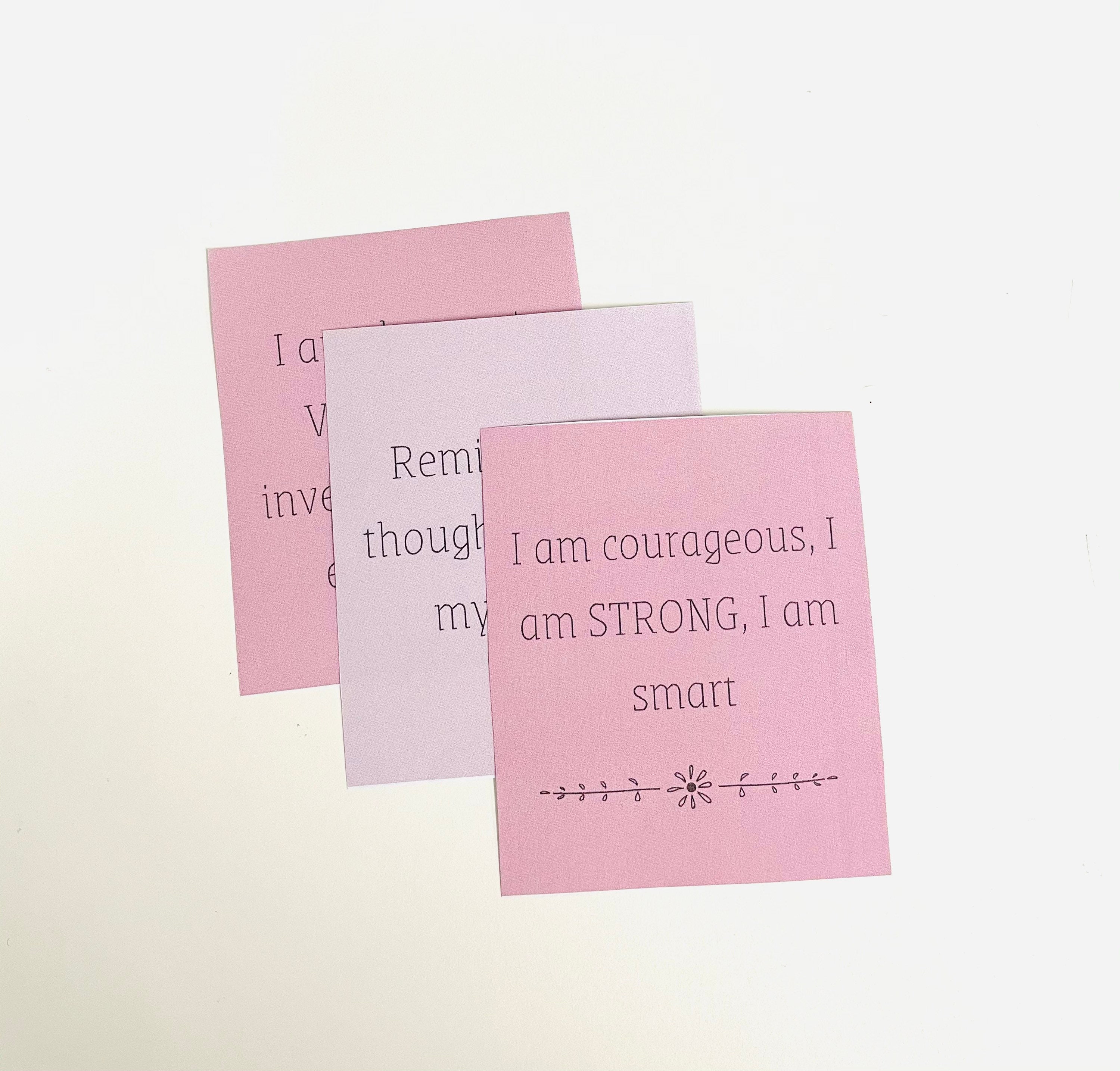 Positive Affirmation Cards Printable - Etsy